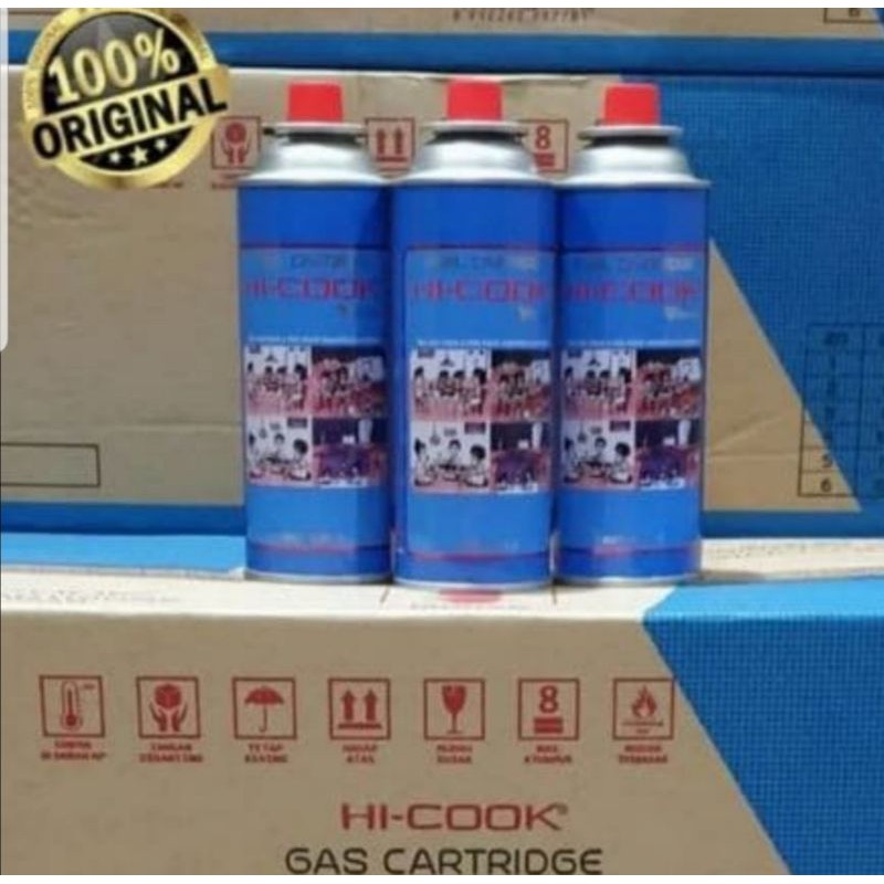 Jual HI COOK TABUNG GAS PORTABLE 230 gr ASLI | Shopee Indonesia