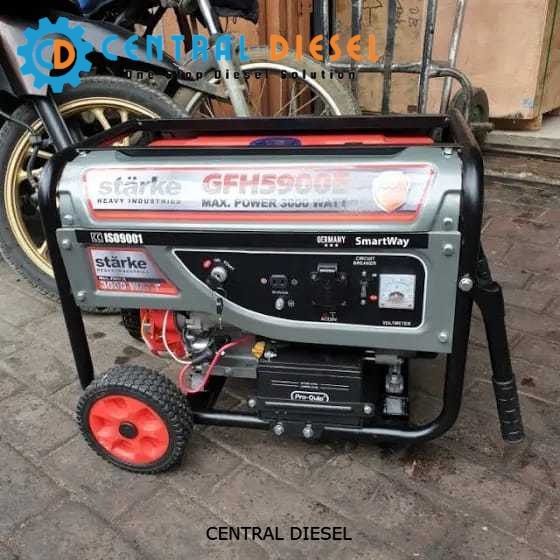 Jual Genset/ Portable gasoline Generator Starke GFH 5900 E 3000 watt ...