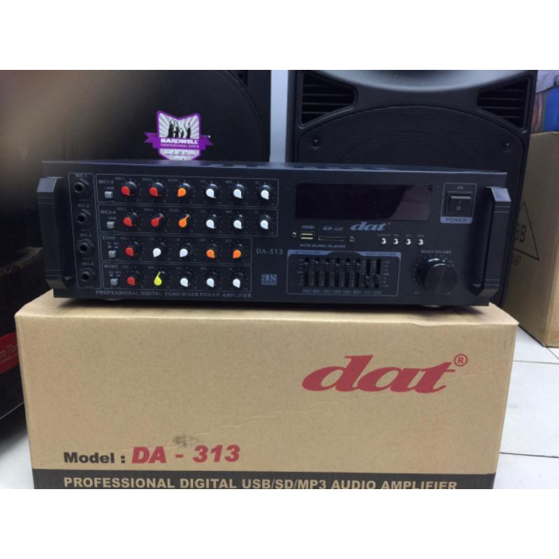 Jual Ampli DAT DA 313 PROFESIONAL DIGITAL AUDIO AMPLIFIER MIXER | Shopee Indonesia