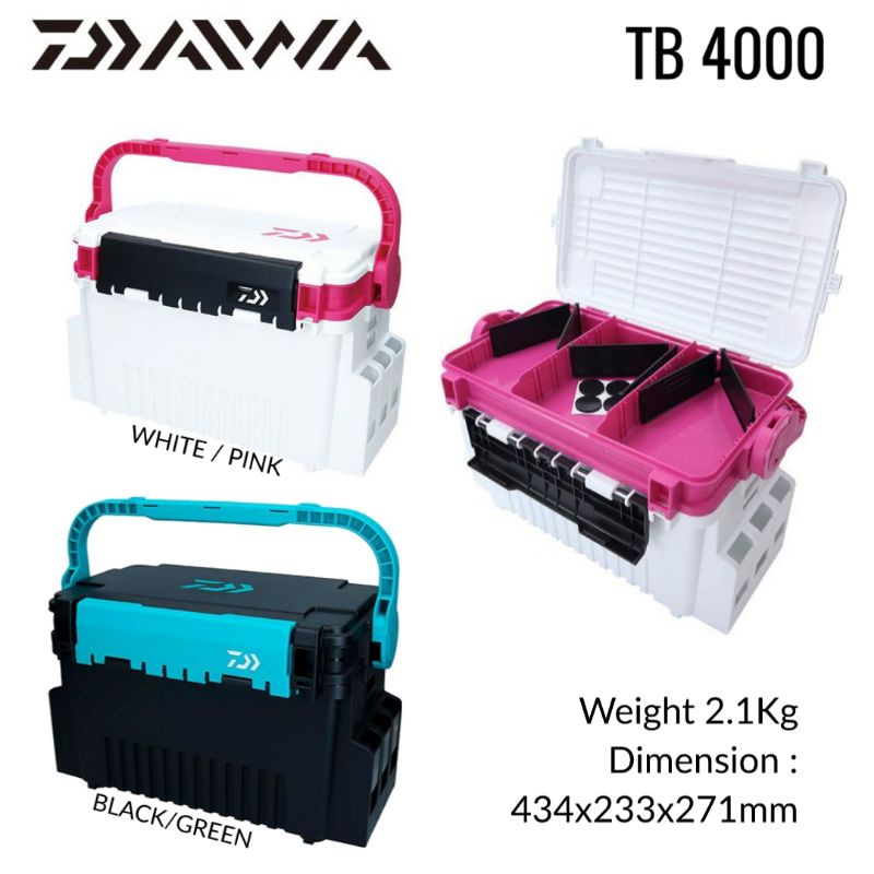 Jual Tackle Box Mancing Daiwa TB-4000 TB4000 Original Japan | Shopee ...