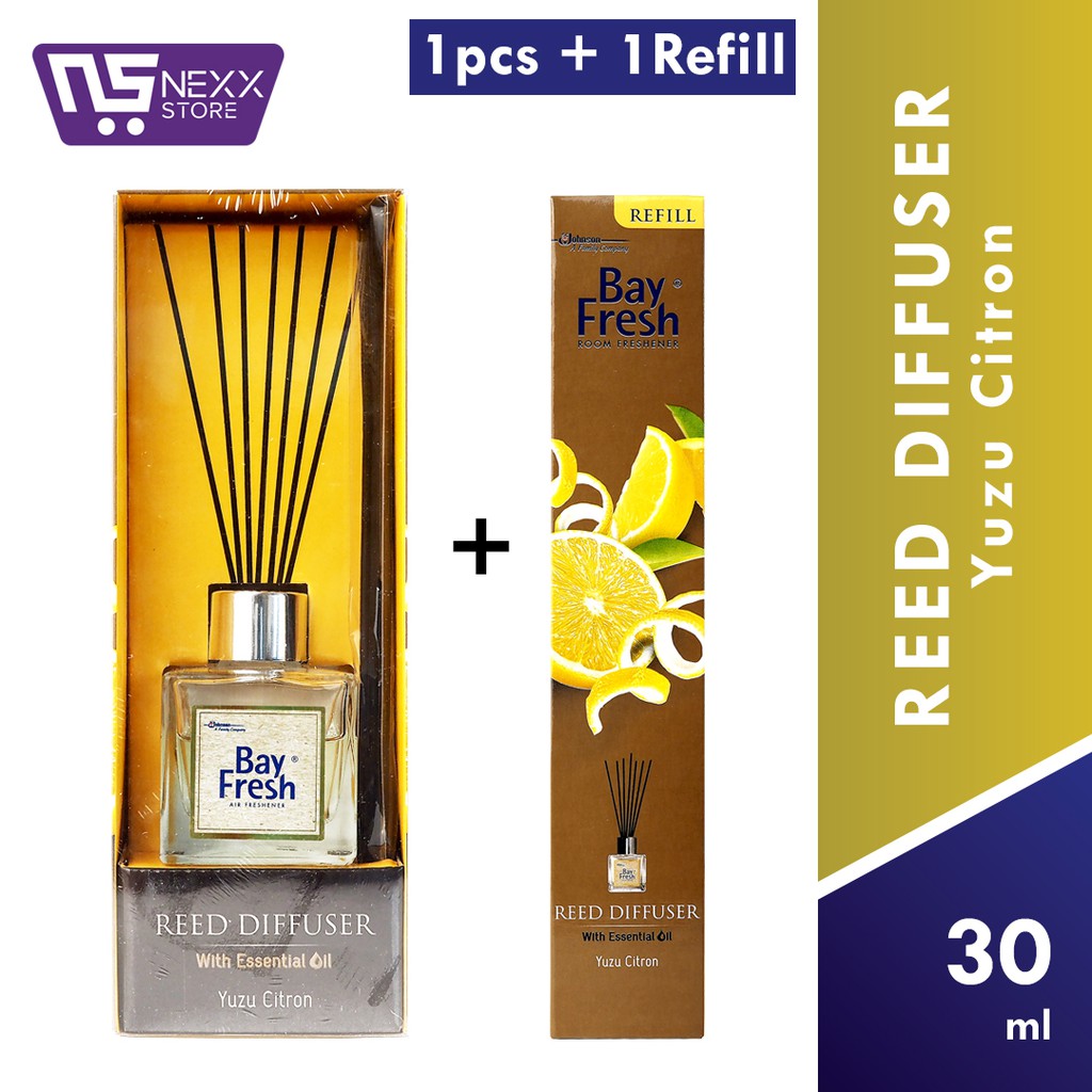 Jual Paket Hemat - BAYFRESH Reed Diffuser - REG + REFILL - Yuzu Citron | Shopee Indonesia