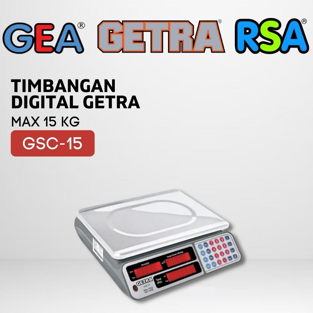Jual TIMBANGAN DIGITAL GETRA GSC-15 DIGITAL SCALE LAUNDRY 15KG ORIGINAL | Shopee Indonesia
