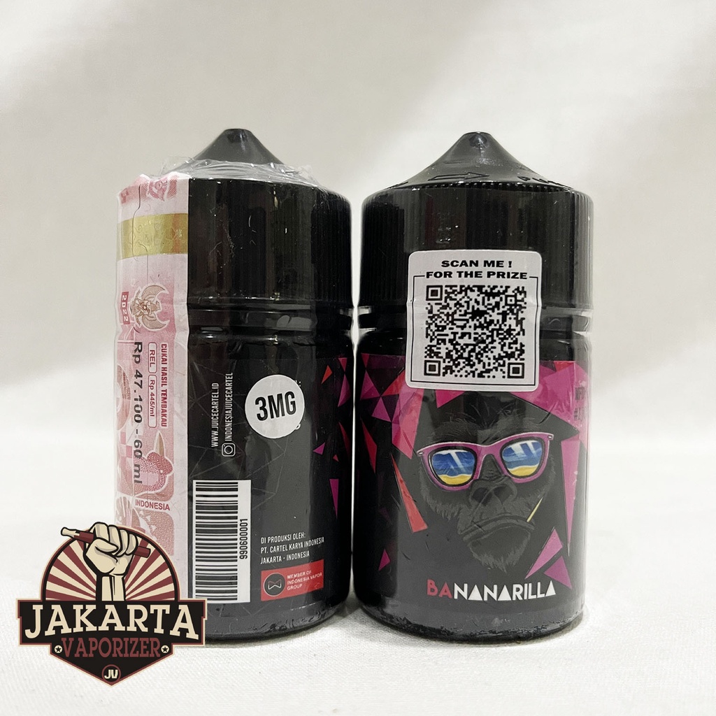Jual BANANARILLA BANANA STRAWBERRY SMOOTHIE 60ML 3MG 6MG BY INDONESIA ...
