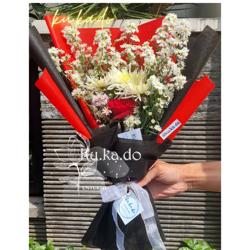 Jual Buket Bunga / Buket Bunga Mawar / Buket Bunga Segar / Fresh Flower ...