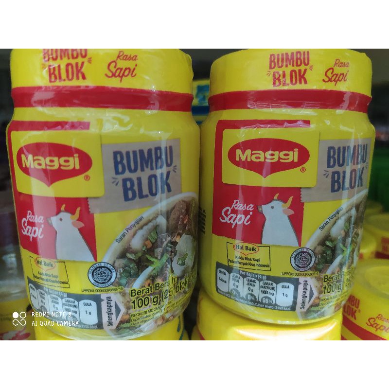 Jual Maggi Block Rasa Sapi 100 gram | Shopee Indonesia