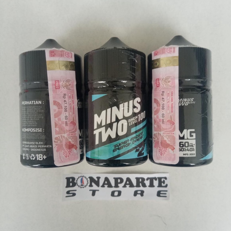 Jual LIQUID MINUS TWO 3MG 60ML ENERGY DRINK | Shopee Indonesia
