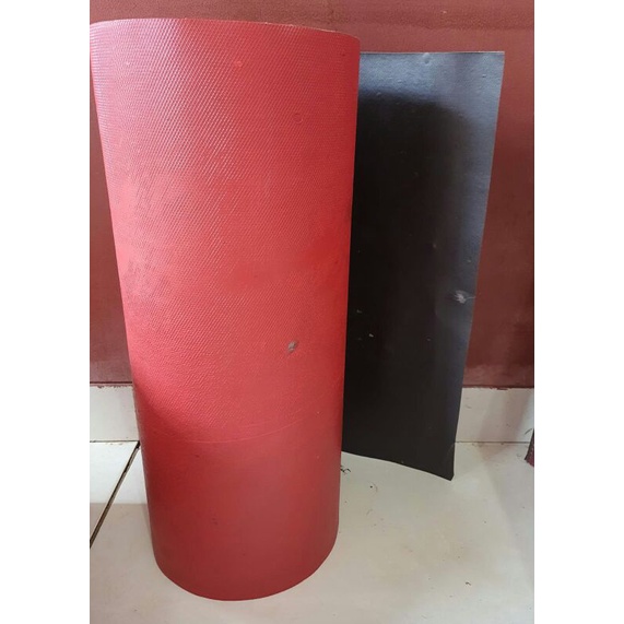 Jual Karpet talang air 55cm merah hitam tebal, harga per meter | Shopee ...