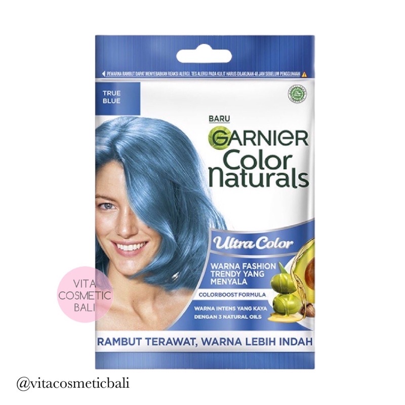 Jual Garnier Semir sachet Pastel Color Pewarna Rambut True Blue ...