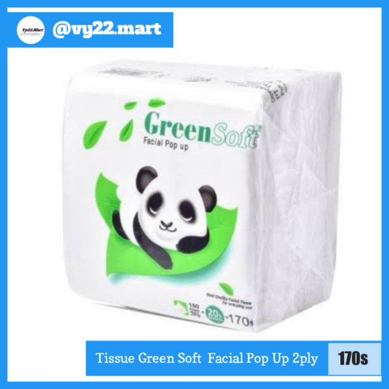 Jual Tisu Wajah / Tisu Facial Merk Greensoft 170 sheet | Shopee Indonesia