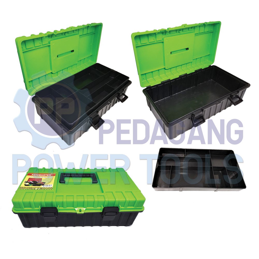 Kenmaster K380 Tool Box Besar Kotak Penyimpanan - Hijau | Shopee Indonesia
