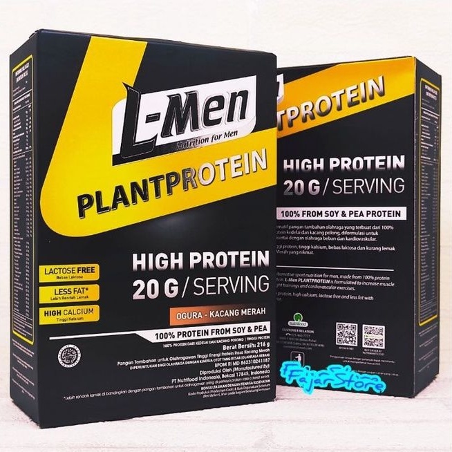 Jual L-Men Plant Protein Ogura 216gr | Shopee Indonesia