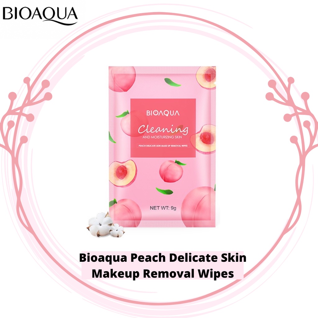 Jual Bioaqua Peach Delicate Skin Makeup Removal Makeup Removal | Shopee ...
