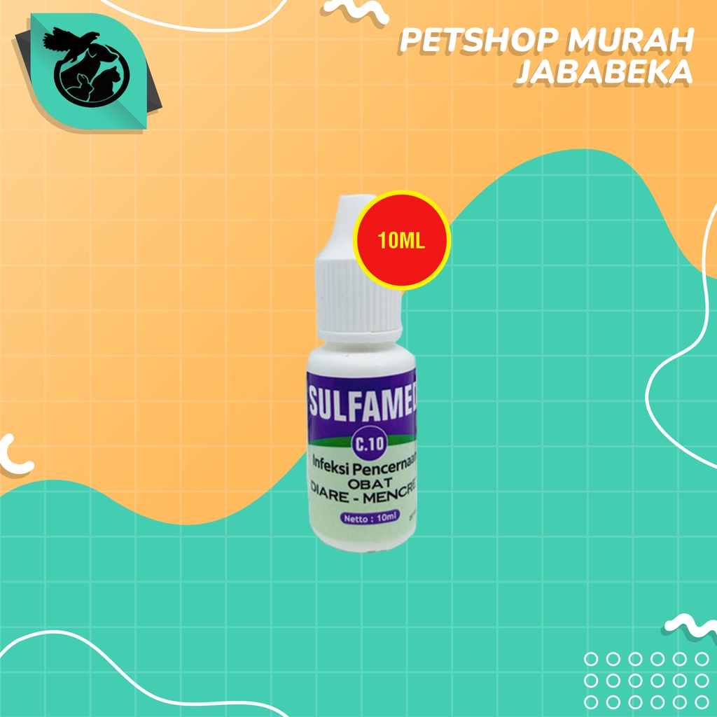 Jual Sulfamed Obat Diare Mencret Kucing Anjing 10ML | Shopee Indonesia
