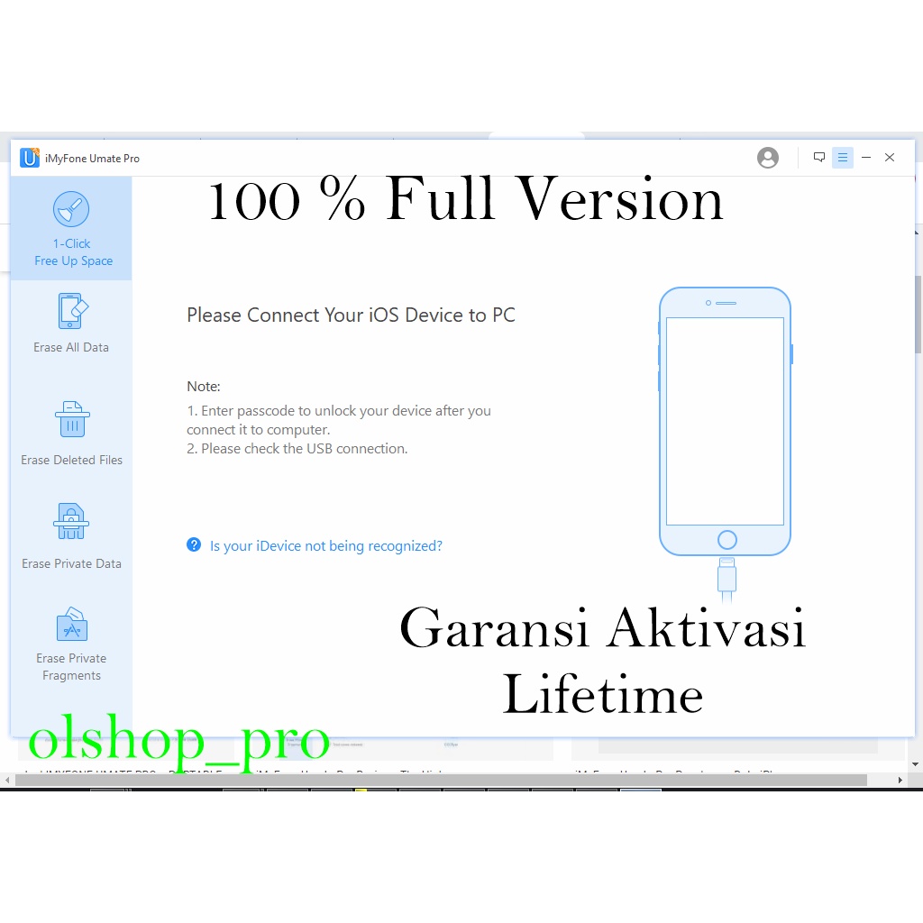 Jual iMyFone Umate Pro Full Version 6.0.3.3 | Shopee Indonesia