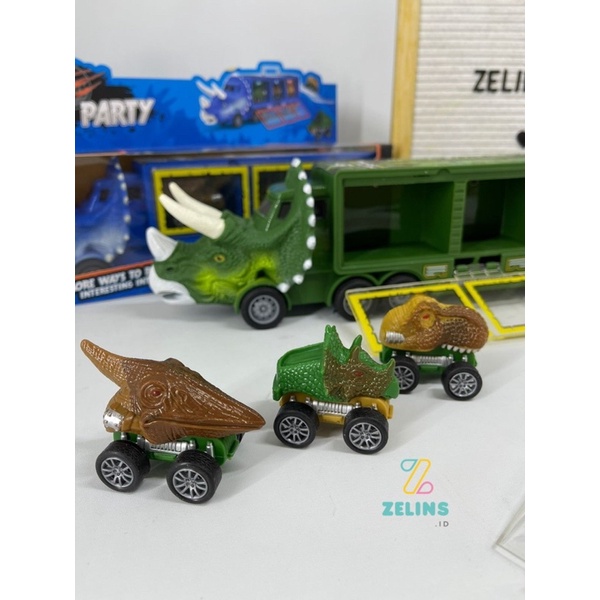 Jual MAINAN MOBIL HUNTER DINOSAURUS DINO PARTY CAR TRICERATOP HUNTER ...