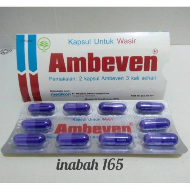 Jual Ambeven (kapsul untuk wasir) per blister isi 10 kapsul | Shopee Indonesia