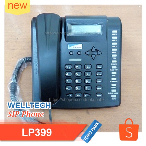 Jual SIP Phone LP399 Welltech Indonesia|Shopee Indonesia