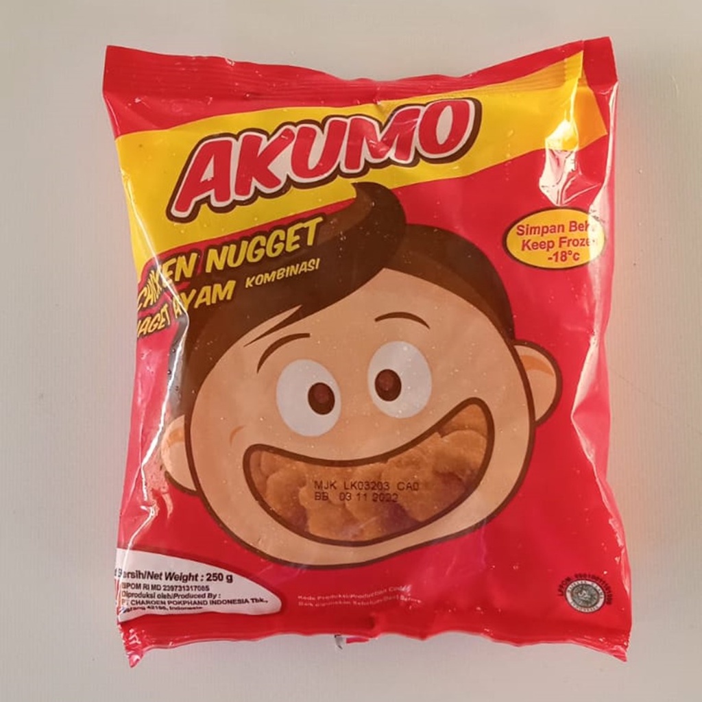 Jual Akumo Chicken Nugget 250 gr Naget Ayam Frozen | Shopee Indonesia