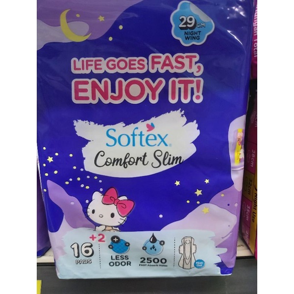 Jual Softex Comfort Slim Hello Kitty 29 cm isi 16+2 | Shopee Indonesia