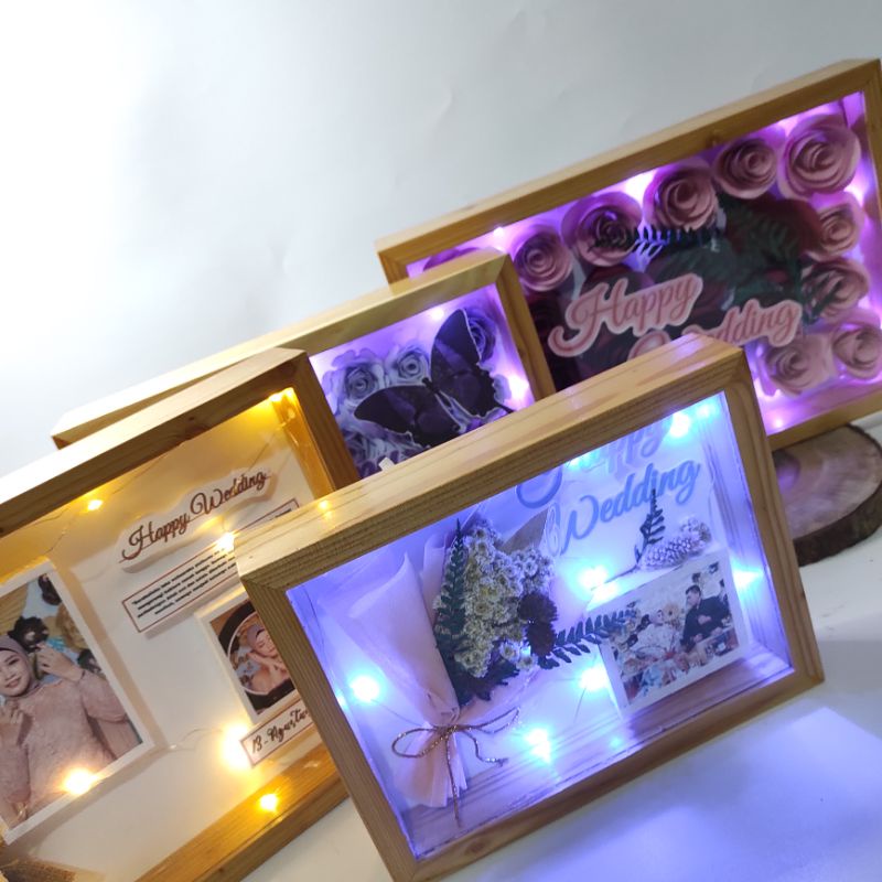 PIGORA 3D kayu jati belanda / pigora rustic / pigora akrilik | Shopee ...