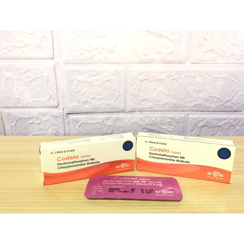 Jual [COD] CODELA BOX isi 20 tablet-Obat Batuk dan Alergi | Shopee ...