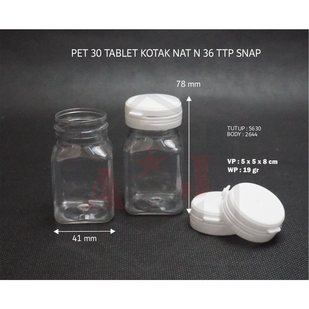 Jual Botol Obat 30 Tablet Kotak Natural Snap / Botol Kapsul / Botol ... Jual Botol Obat 30 Tablet Kotak Natural Snap / Botol Kapsul / Botol ...