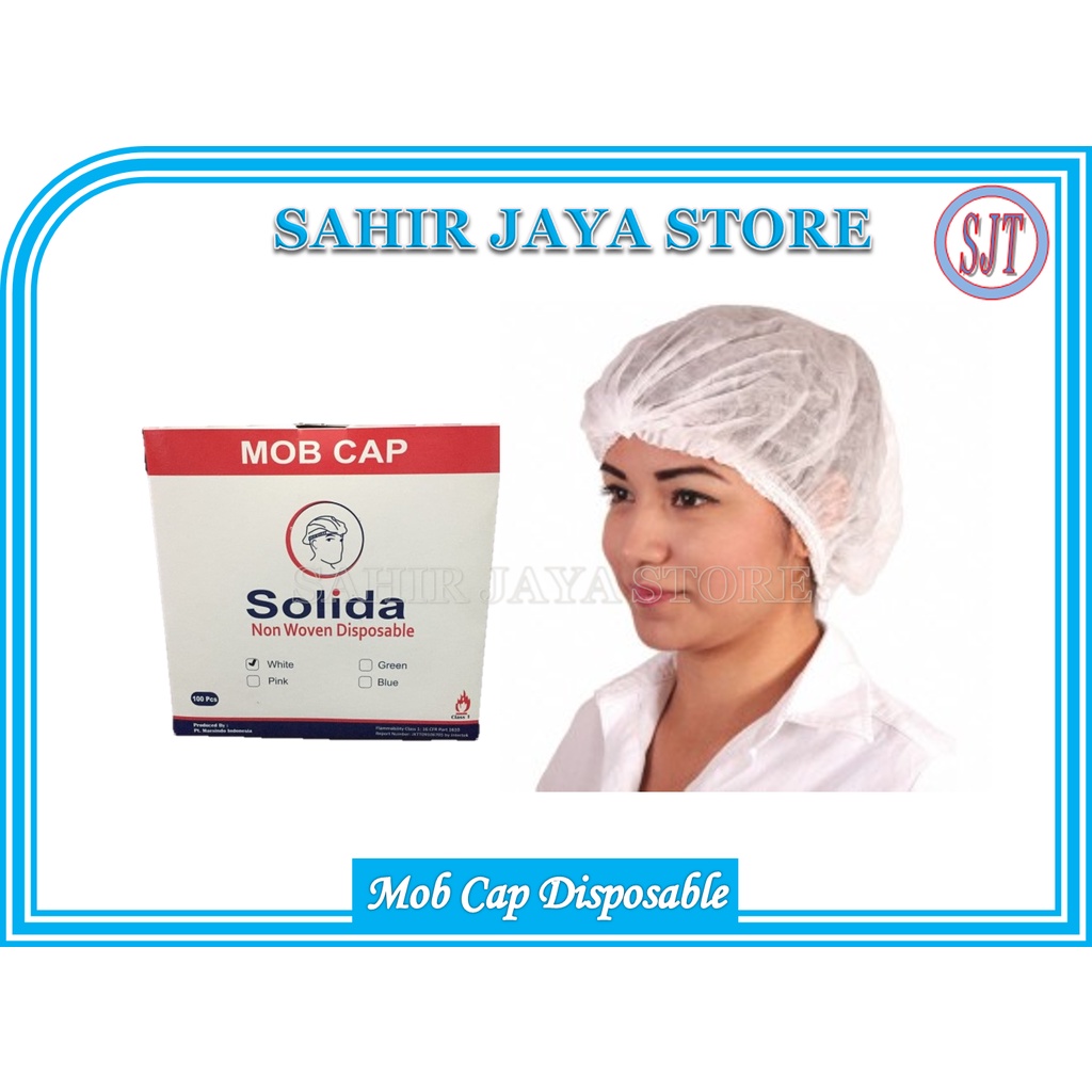 Jual Nurse Cap Medis Mob Cap Medis Solida Hair cap medis Hairnet Medis ...