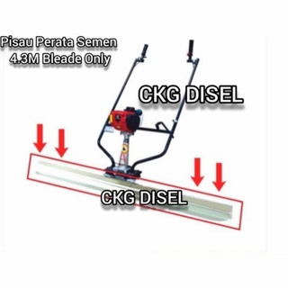 Jual PISAU PERATA SEMEN ATAU BETON BLADE CONCRETE SCREED 4.3M BLADE ...