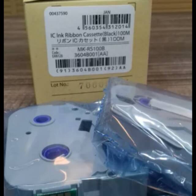 Jual Ribbon Canon MK-RS100B / Ribbon Printer Canon / Ribbon / Ribbon ...
