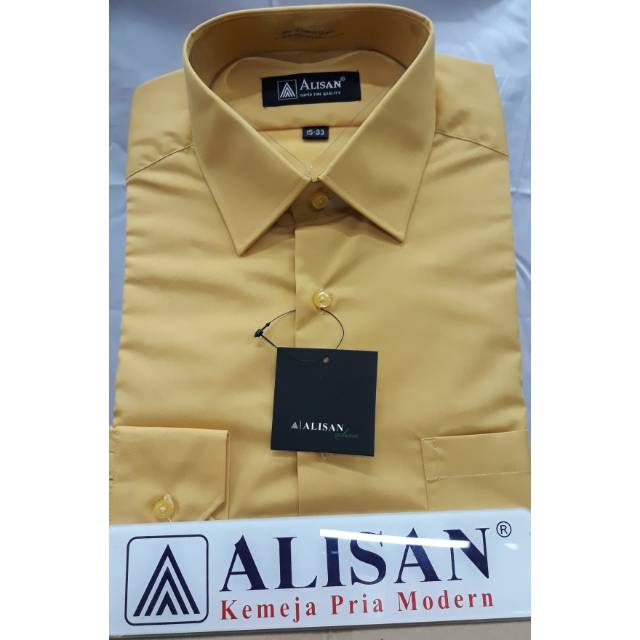 Jual Kemeja Alisan warna kuning gold lengan panjang Indonesia|Shopee ... Jual Kemeja Alisan warna kuning gold lengan panjang Indonesia|Shopee ...