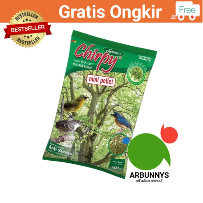 Jual Chirpy Mini Pellet 200gr / Cirpi Chirpi | Shopee Indonesia