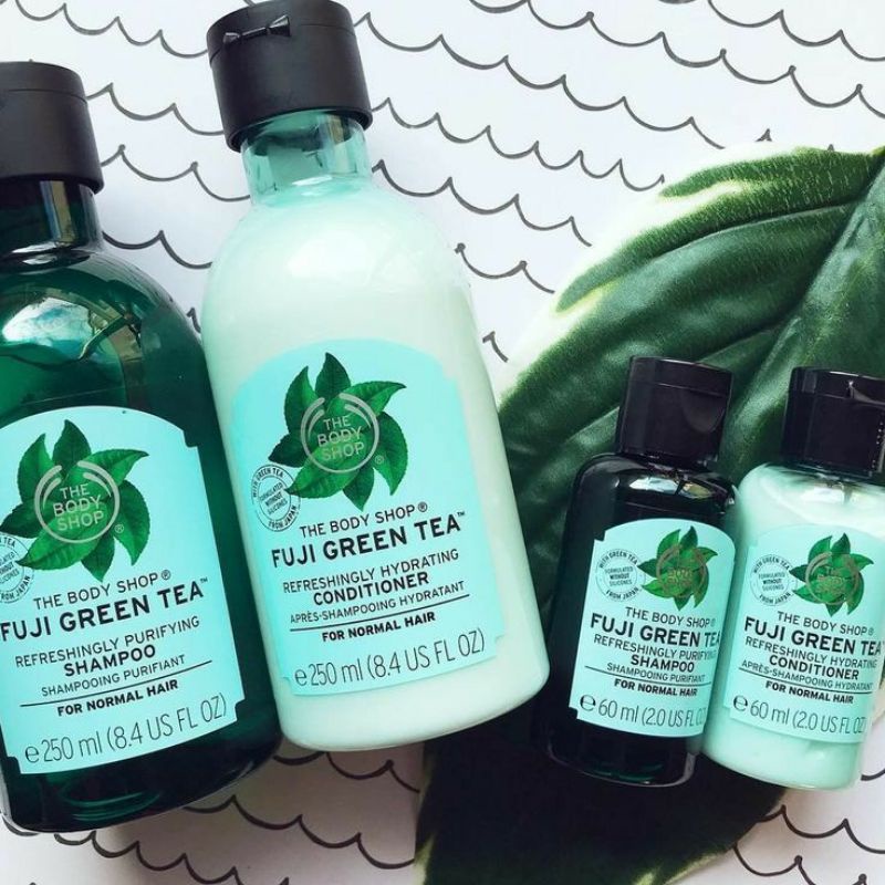 Jual The Body Shop Fuji Green Tea Shampoo Original Product 100% ...