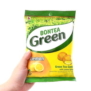 Jual Bontea Green Candy Rasa Lemon Permen Teh 135 gr - 50 pcs | Shopee ...