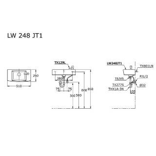Jual Wastafel Toto LW248-JT1 khusus Surabaya Indonesia|Shopee Indonesia