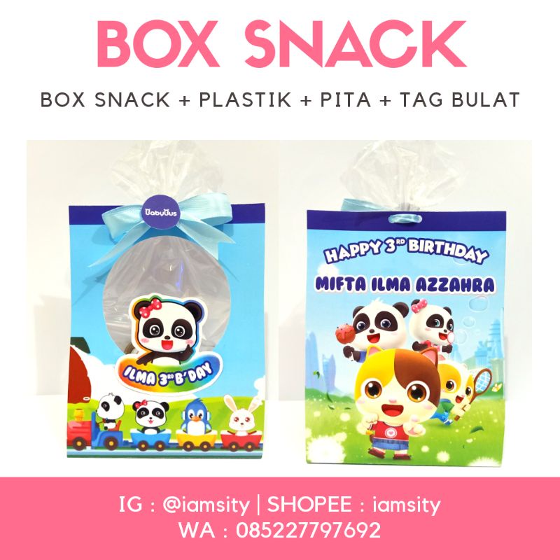 Jual Box Snack Ultah Custom Pita Souvenir Ulang Tahun | Shopee Indonesia