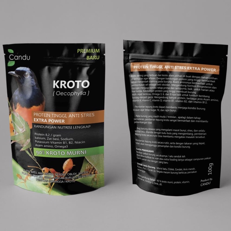 Jual Tepung Kroto Premium 100gr PROTEIN TINGGI, ANTI STRES | Shopee ...