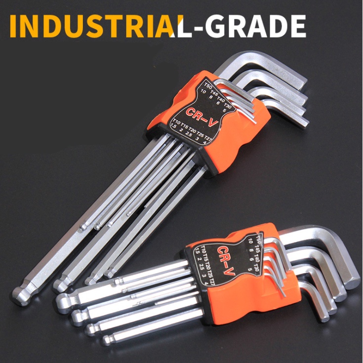 Jual Kunci L Set 9 pcs Hex Set Key | Shopee Indonesia