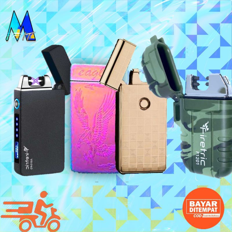 Jual Korek Api Elektrik Pulse Plasma Double Arc Lighter | Shopee Indonesia