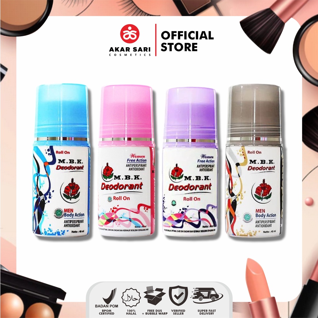 Jual MBK DEODORANT ROLL ON - M.B.K 40 ml | Shopee Indonesia