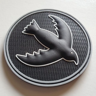 Jual patch rubber PVC logo GEGANA bulat 3D timbul - rubber patch logo ...