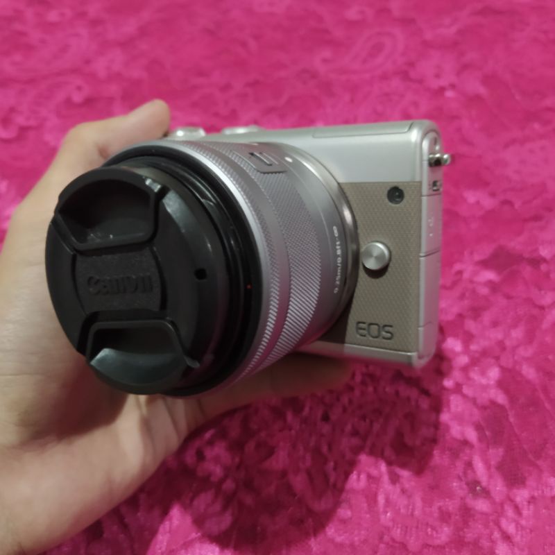 Jual Canon EOS M100 dan Lensa Kit 15-45mm ( silver ) | Shopee Indonesia