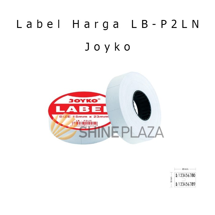 Jual Label Harga Joyko 2 Baris - Price Label Joyko LB-P2LN | Shopee ...
