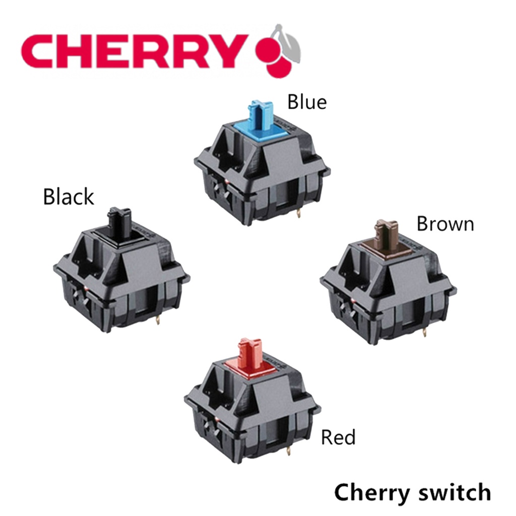 Jual CHERRY MX SWITCH MECHANICAL KEYBOARD BLACK BLUE RED BROWN 3 PIN ...