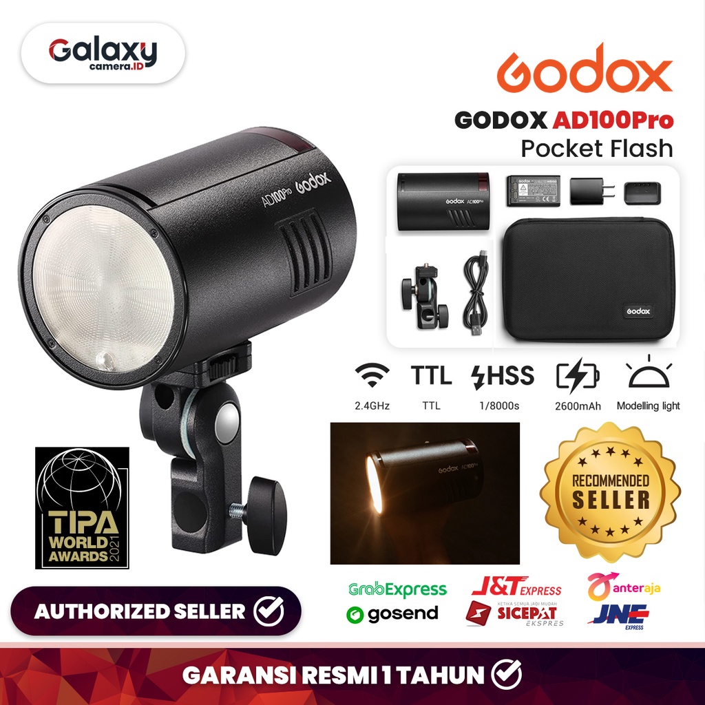 Jual Godox AD100Pro Pocket Flash | Godox AD-100 Pro | Godox AD 100 Pro ...
