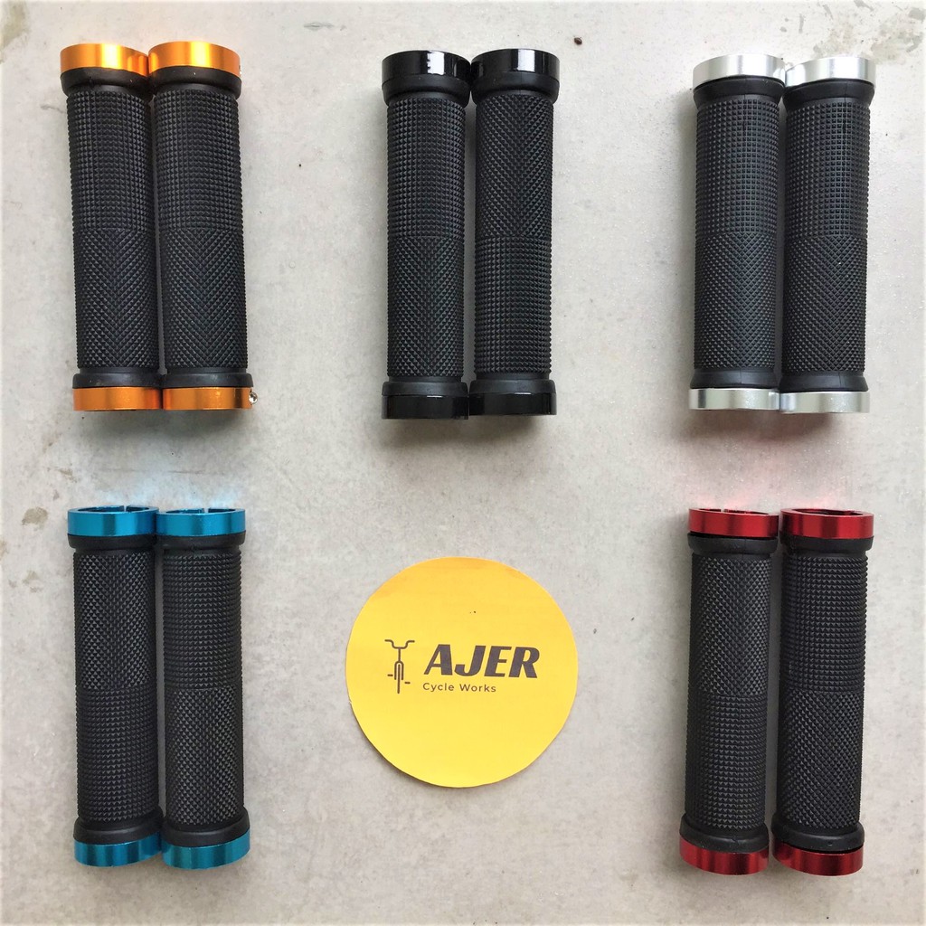 Hand Grip Sepeda double lock Anti selip handle bar stang pegangan ...