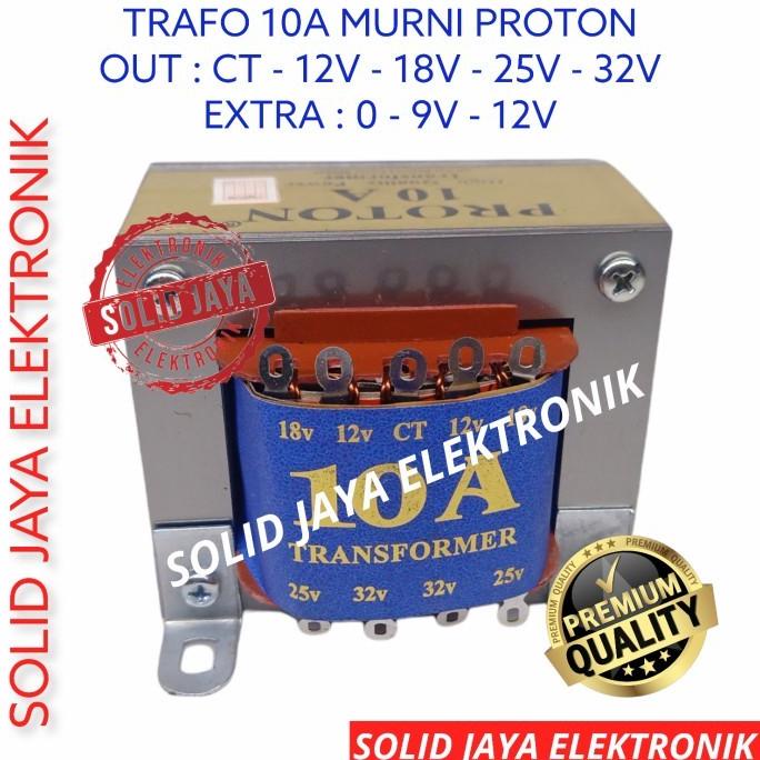 Jual TRAVO TRAFO 10A MURNI CT PROTON 12V 18V 25V 32V 10 A AMPER CT TRAPO | Shopee Indonesia