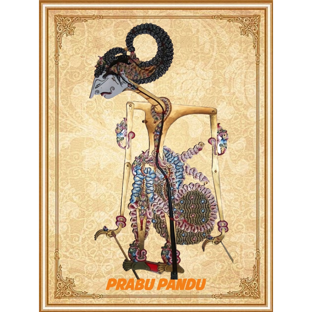 Jual Poster Wayang Kulit Jawa Prabu Pandu Dewanata Untuk Hiasan Dinding ...