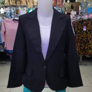 BLAZER WANITA HITAM FORMAL BLAZER HITAM BLEZER WANITA BLAZER KANTOR ...