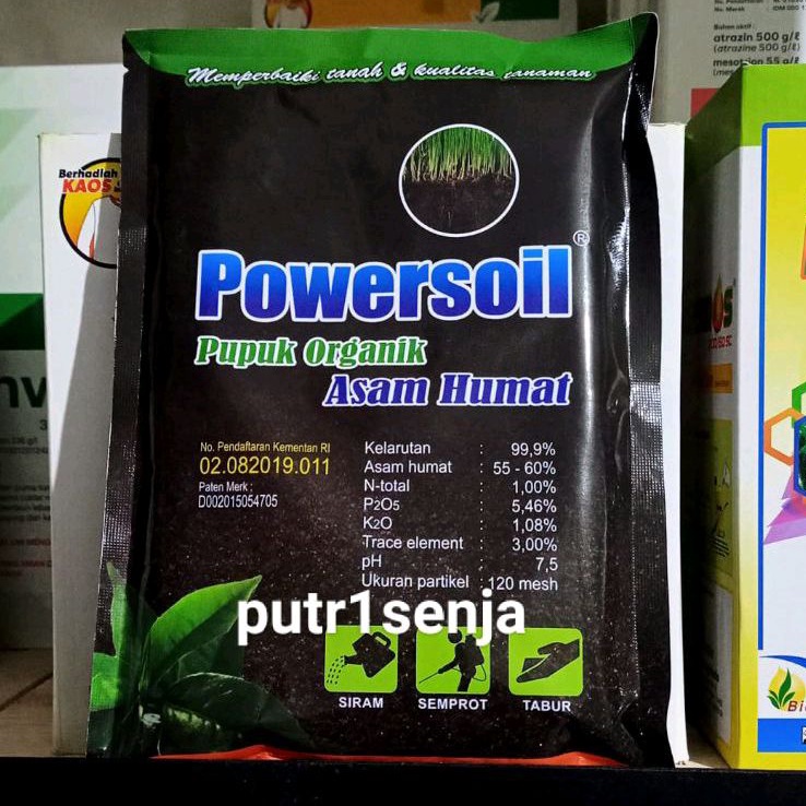 Jual pupuk organik POWERSOIL 1 KG pupuk organik + asam humat | Shopee ...