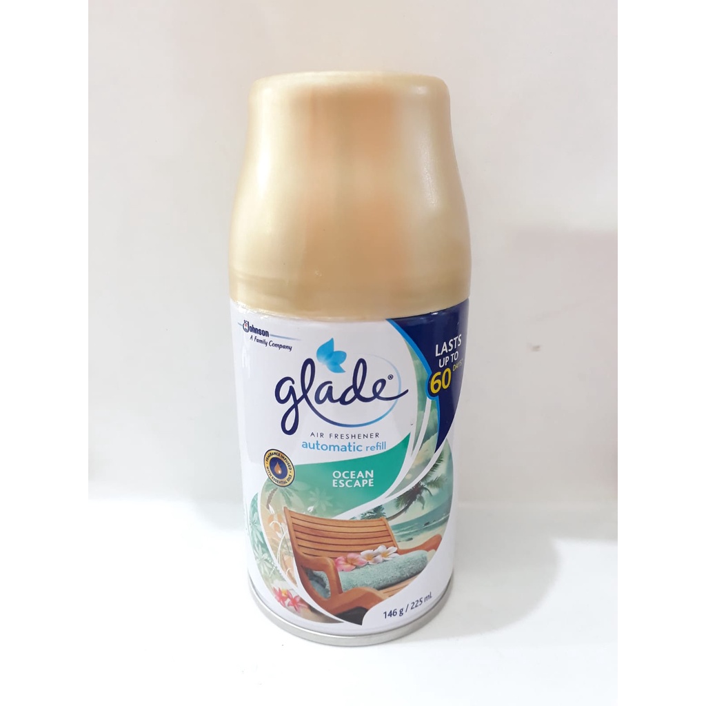 Jual GLADE AIR FRESHENER AUTOMATIC REFILL OCEAN ESCAPE 225ML | Shopee Indonesia